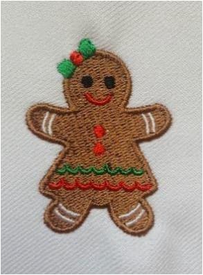 Gingerbread Girl Embroidery Design | Christmas Embroidery Design – Half ...